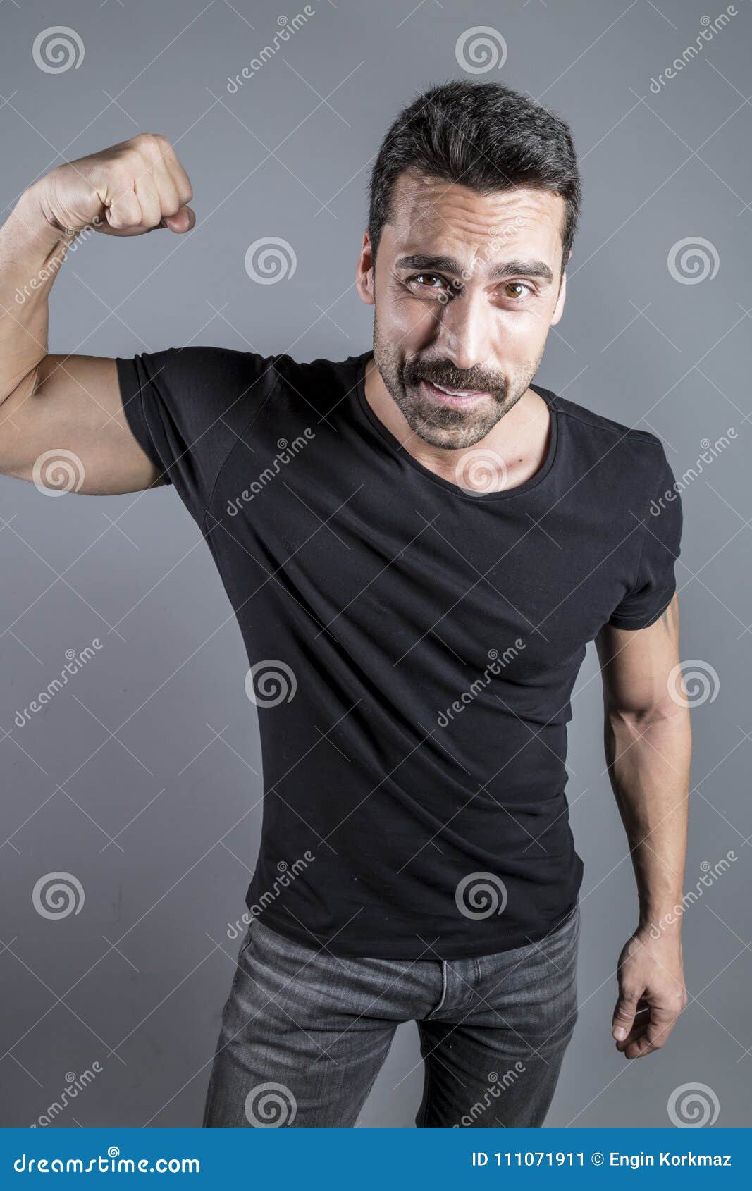 Young Handsome Man With Beard And Mustache Studio Portrait Stock Image ... Young Handsome Man With Beard And Mustache Studio Portrait Stock Image ...