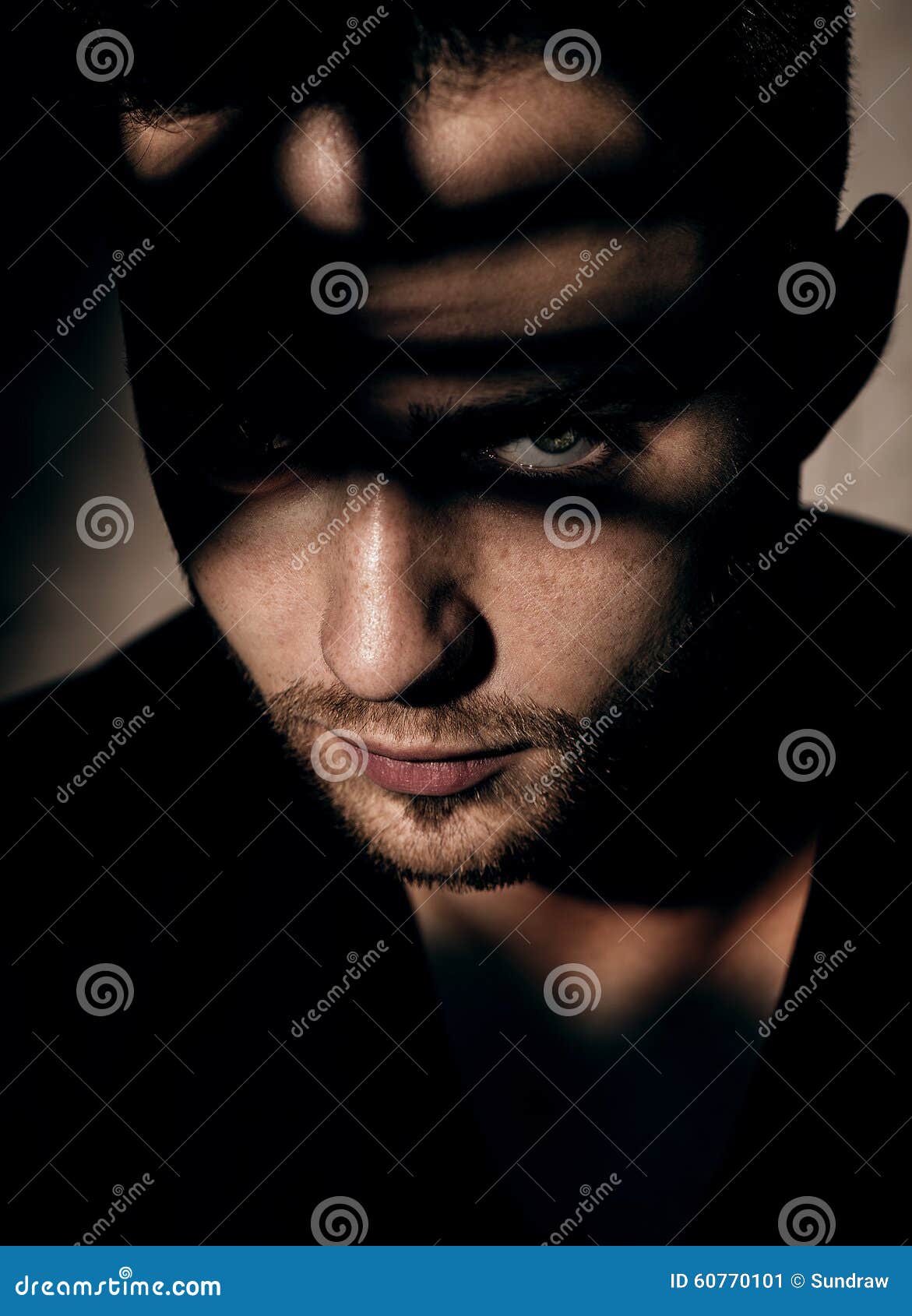 Young handsome man stock image. Image of hair, happy - 60770101