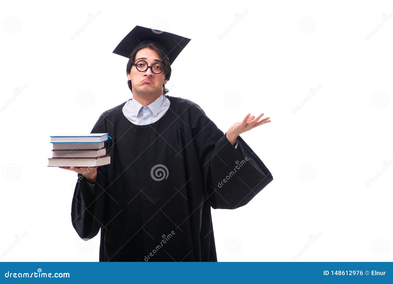 Young Handsome Man Graduating from University Stock Photo - Image of ...