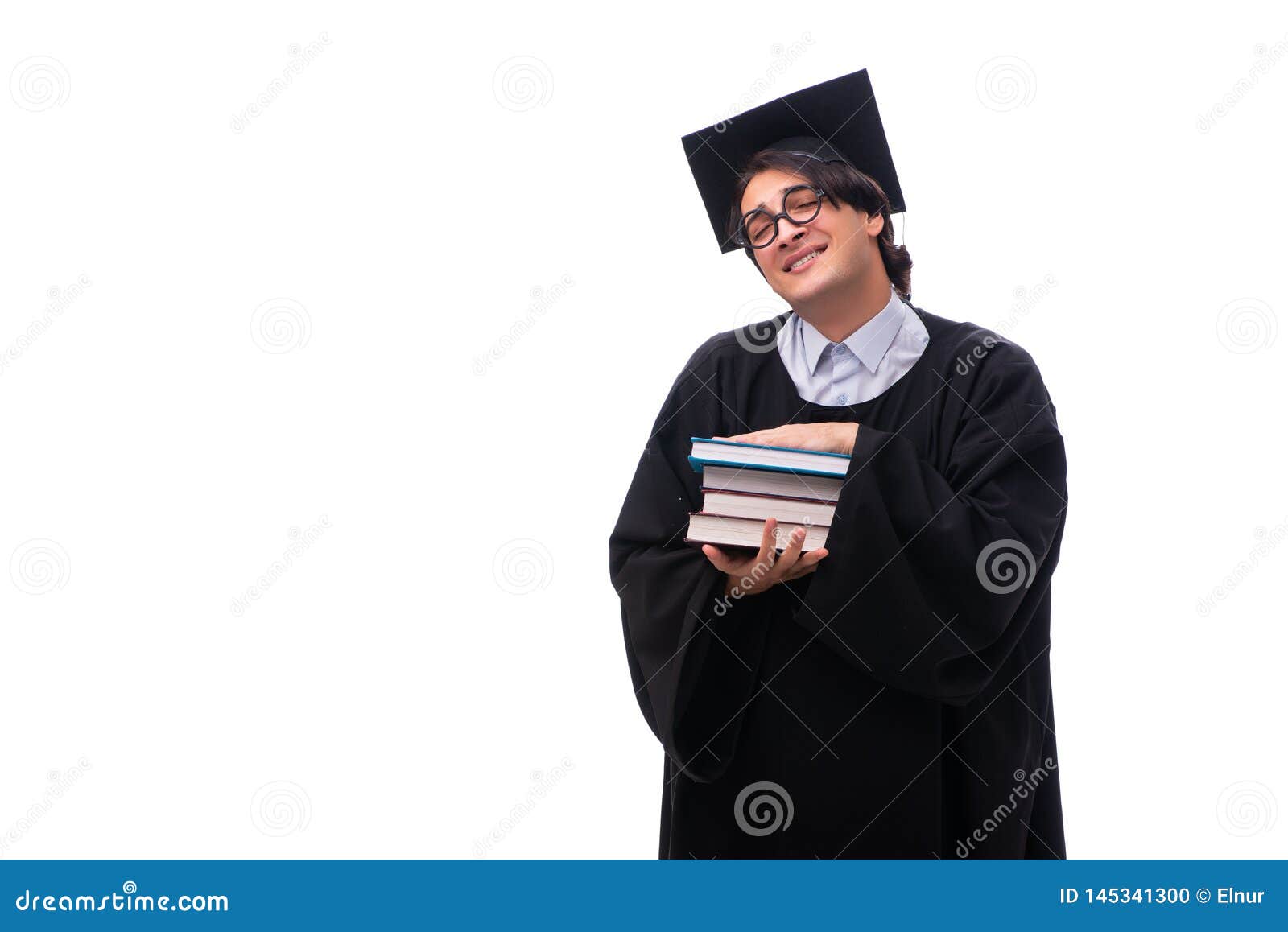The Young Handsome Man Graduating from University Stock Photo - Image ...