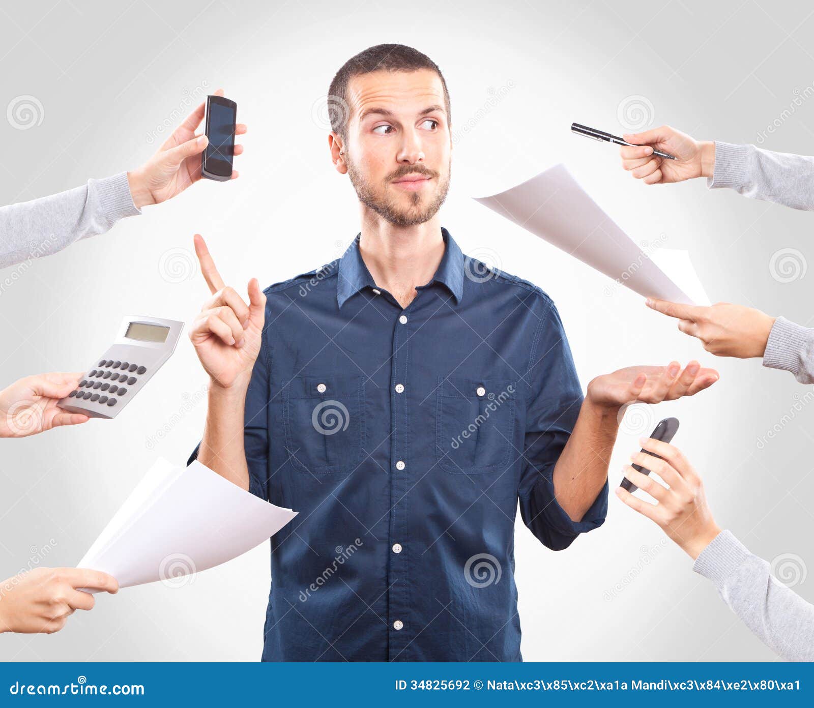 Young handsome man working stock photo. Image of cooperation - 34825692