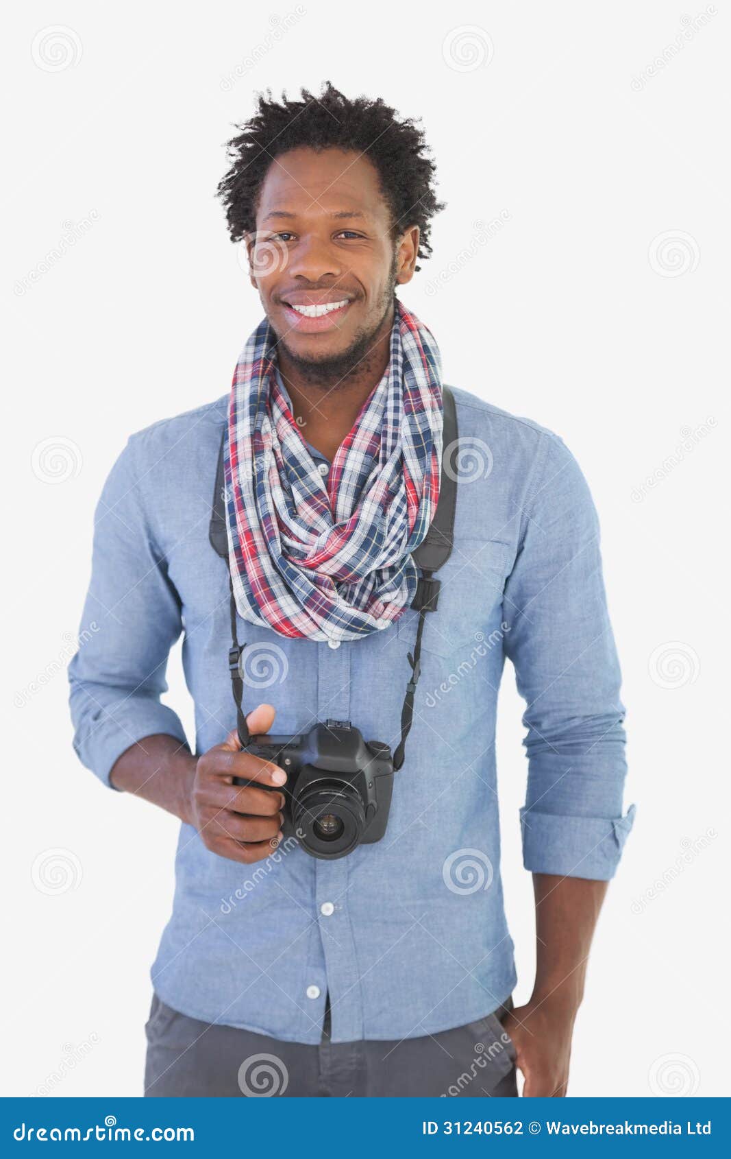 Young Handsome Photographer Stock Photo - Image of attractive, male ...