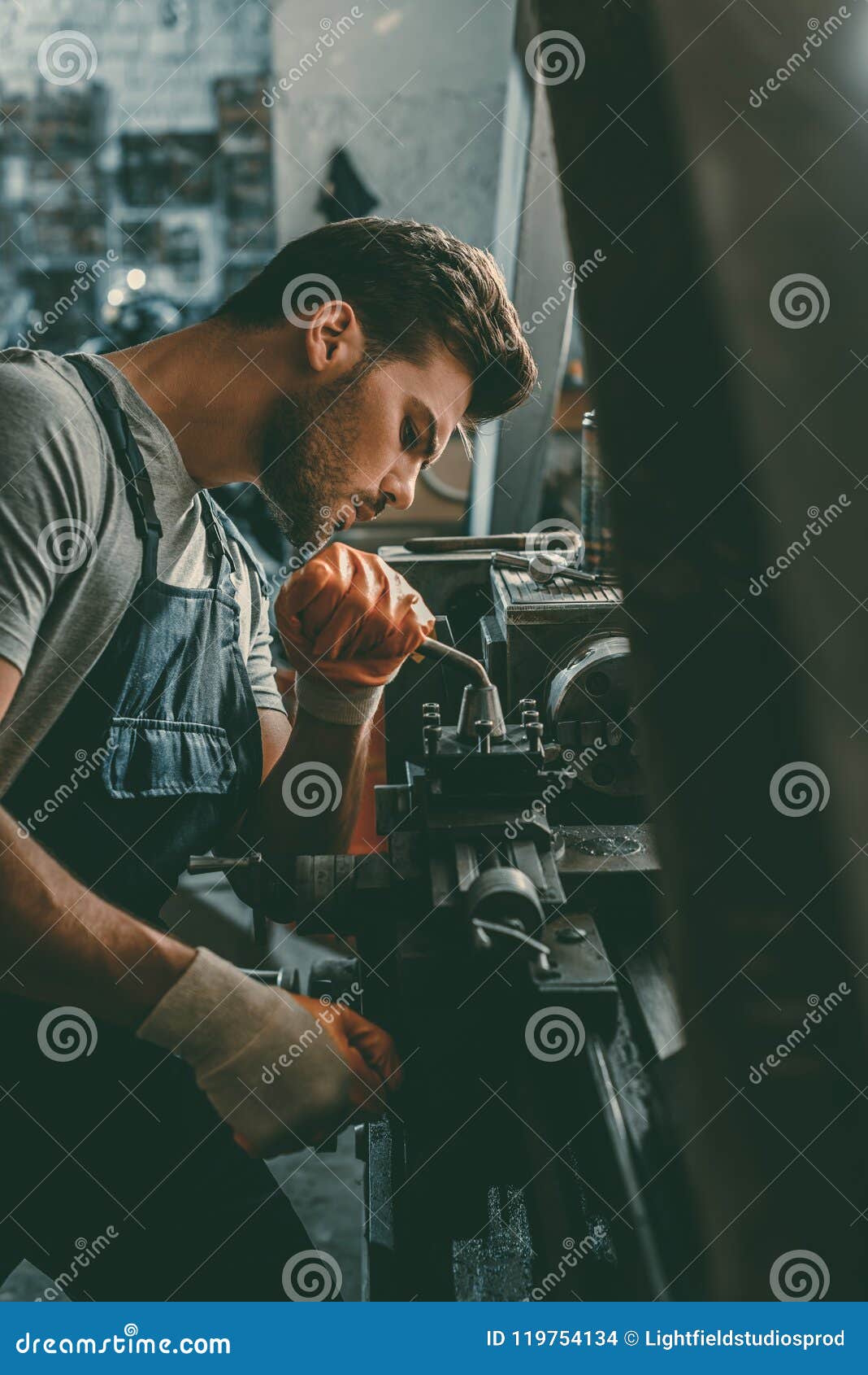 Young Handsome Professional Repairman Working Stock Photo - Image of ...