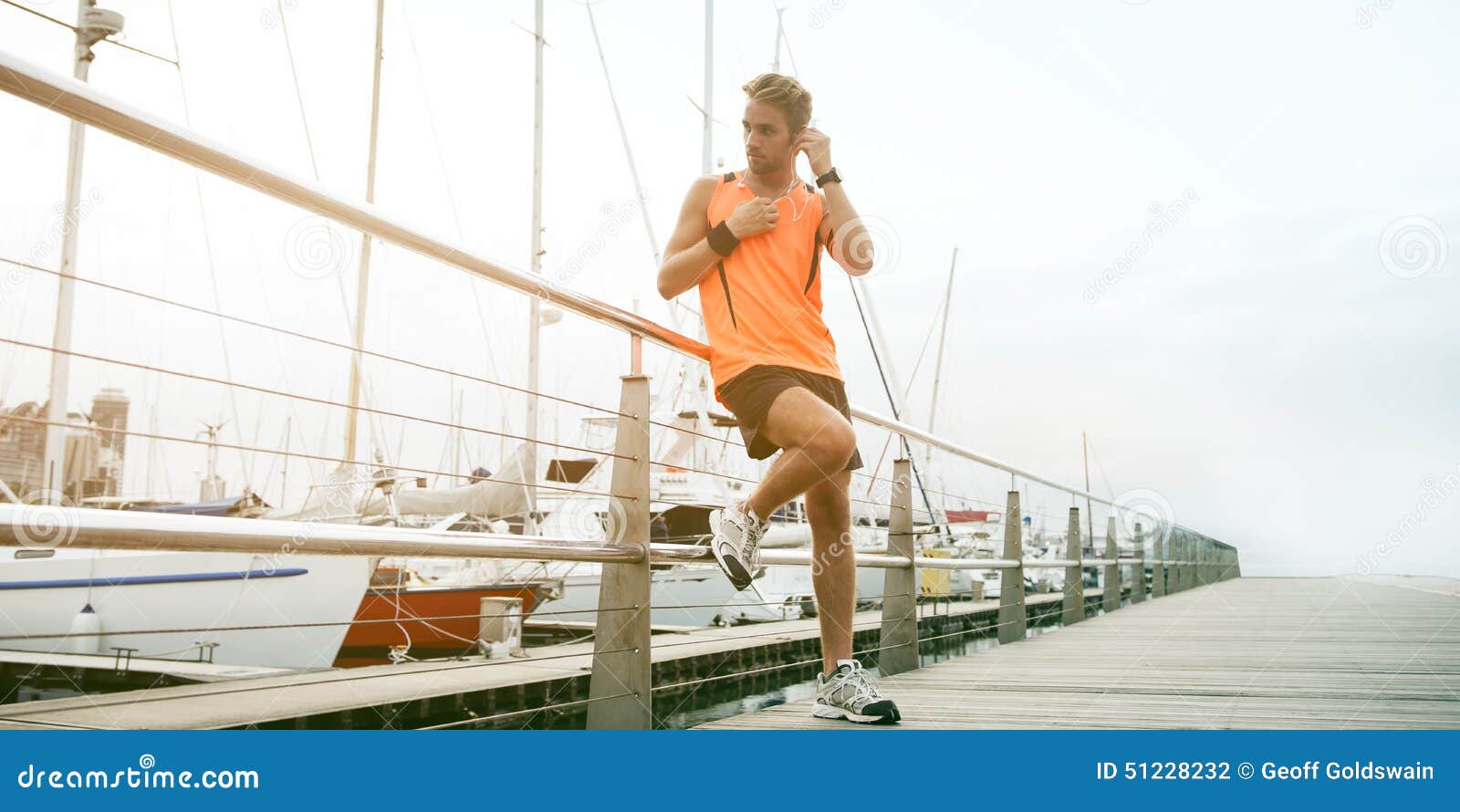 Young handsome runner stock photo. Image of caucasian - 51228232