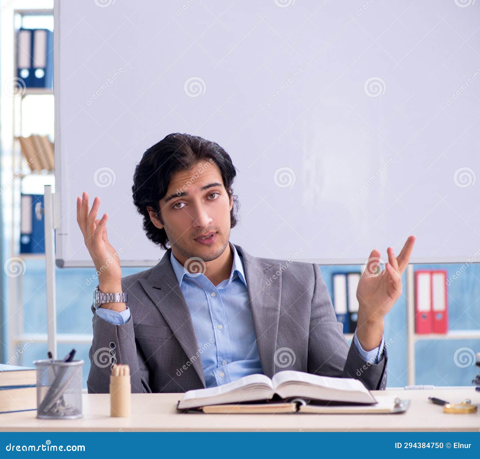 Handsome Teacher And His Female Assistant Explain The Tactics To ...