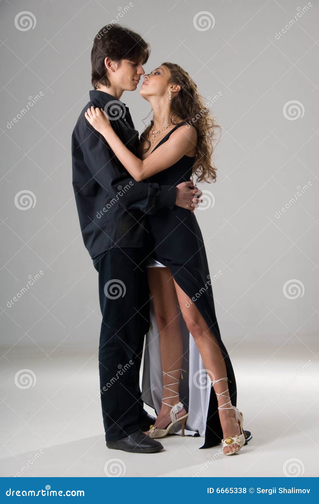 Young happy amorous couple stock photo. Image of hand - 6665338