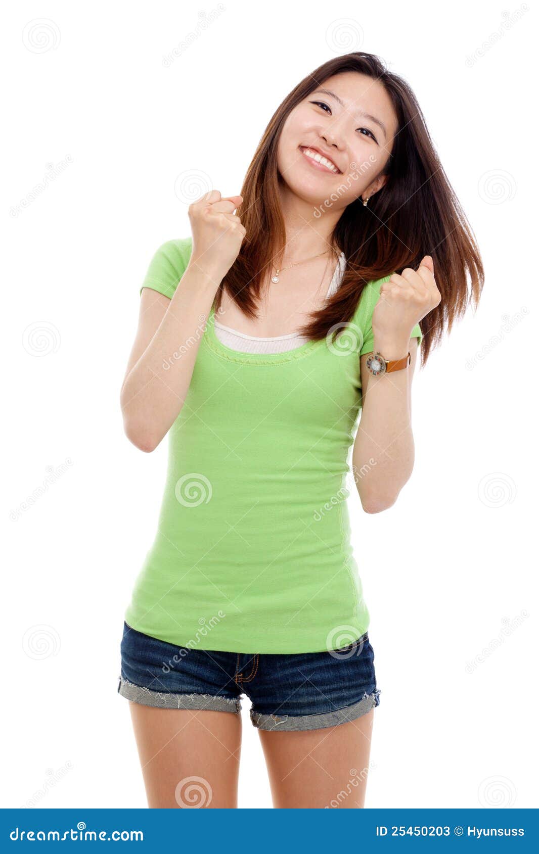 Young happy Asian woman. stock image. Image of person - 25450203