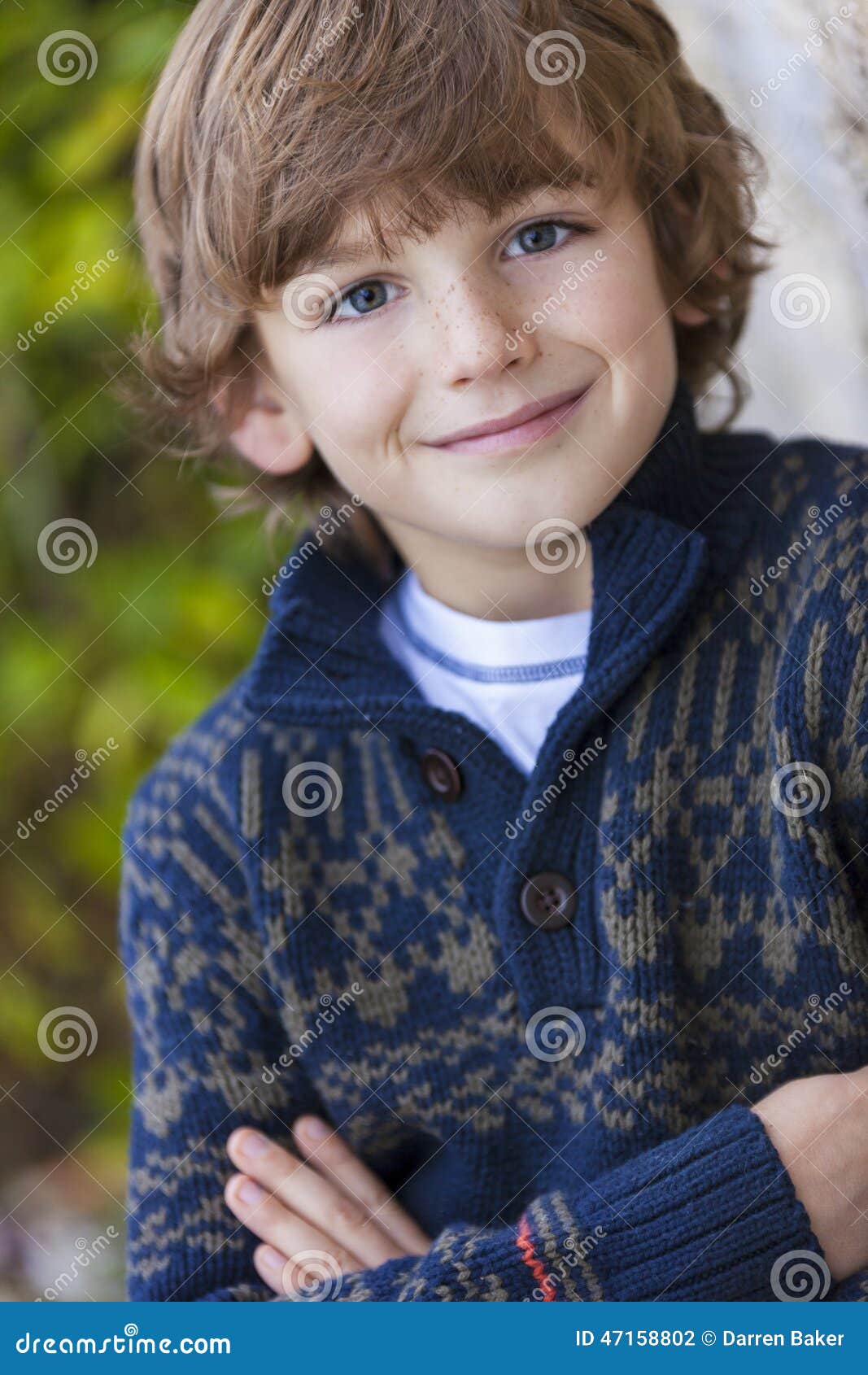 Young Happy Boy Smiling stock photo. Image of childhood - 47158802