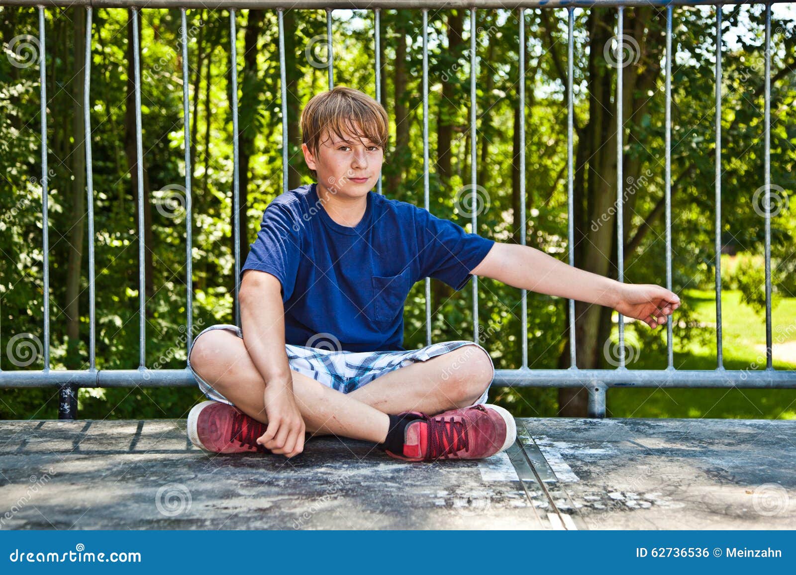 Young Happy Boy Sweating and Exhausted Stock Photo - Image of heat ...