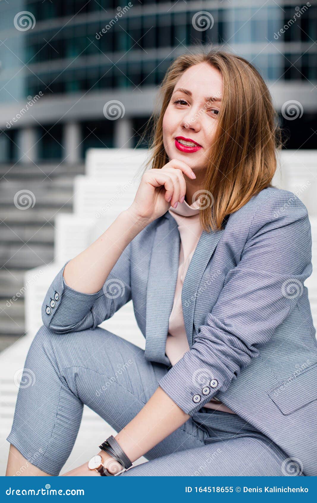 Young Happy Business Woman Laughing. Beautiful Smile Stock Image ... Young Happy Business Woman Laughing. Beautiful Smile Stock Image ...
