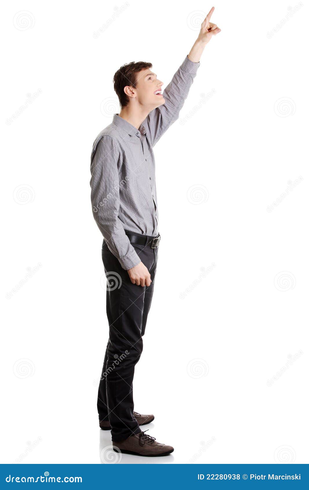 Young Happy Businessman Pointing Up Stock Photo - Image of good, casual ... Young Happy Businessman Pointing Up Stock Photo - Image of good, casual ...
