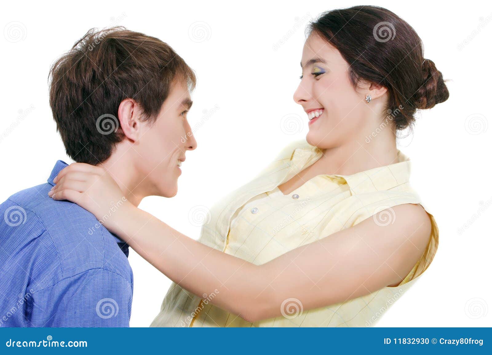 Young happy couple stock photo. Image of model, close - 11832930