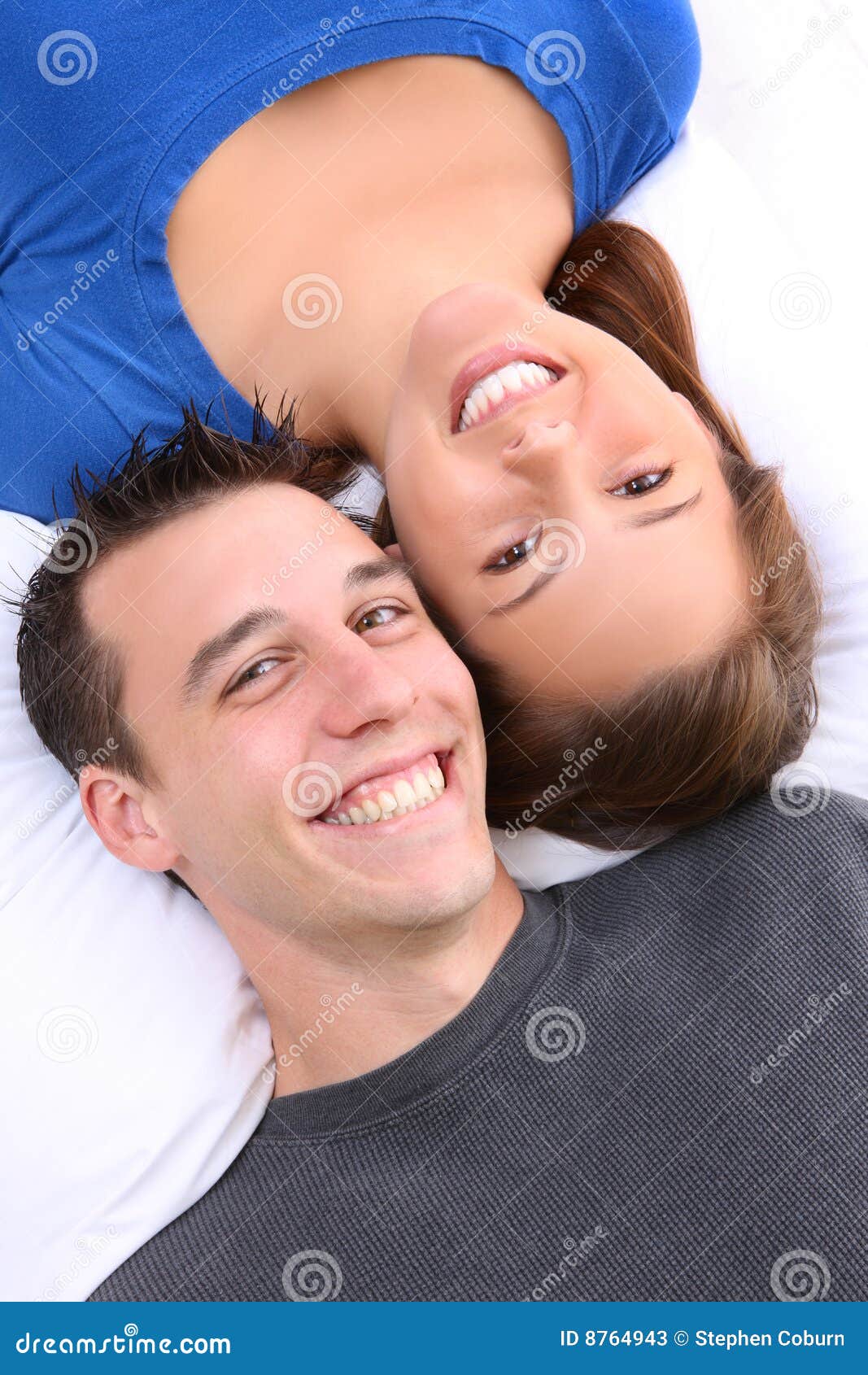 Young Happy Couple in Love stock image. Image of laughing - 8764943