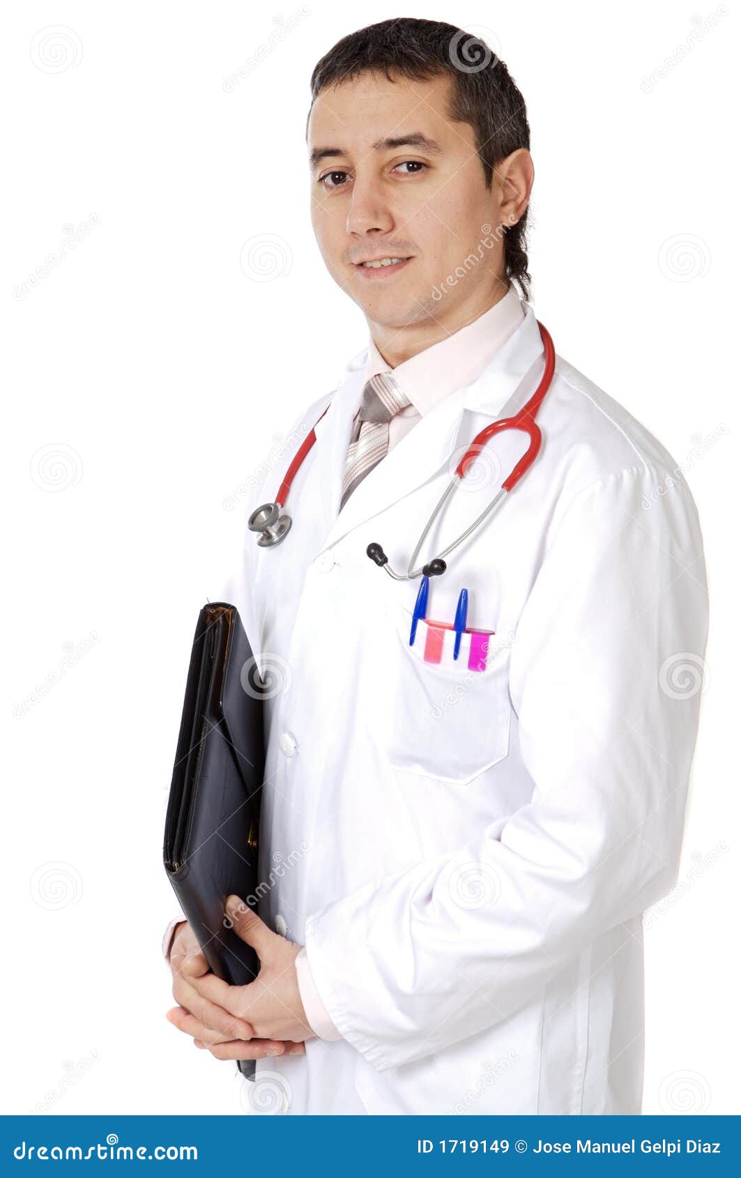 Young happy doctor stock image. Image of doctor, diagnosis - 1719149