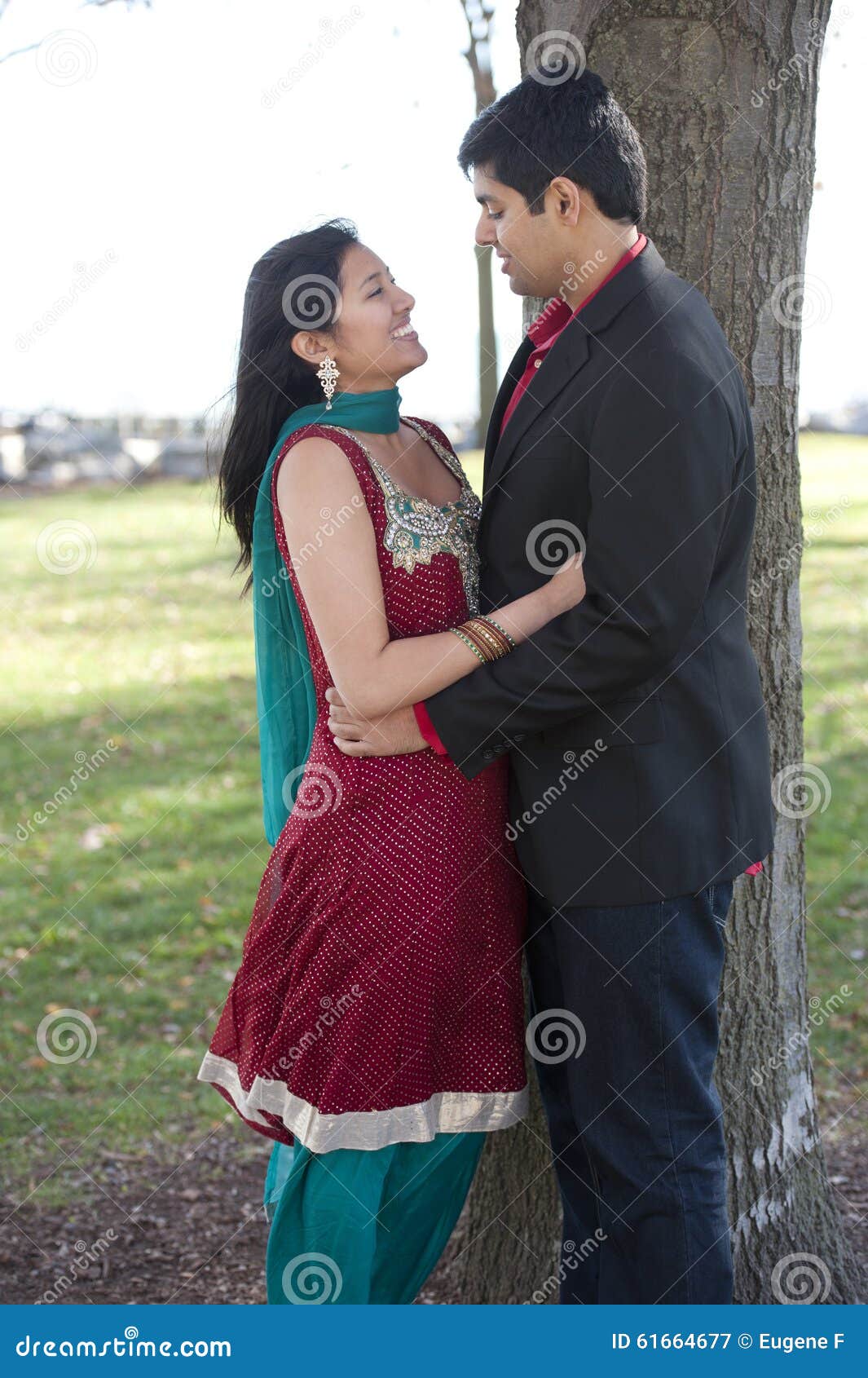 Young Happy Indian Couple stock image. Image of happy - 61664677
