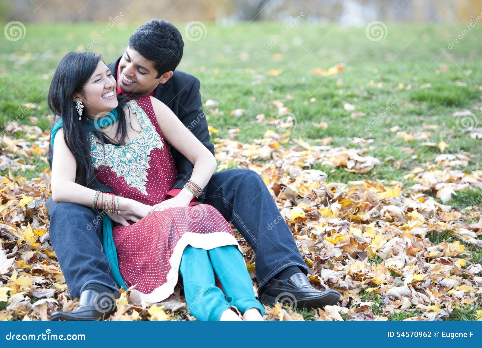 Young Happy Indian Couple stock photo. Image of family - 54570962