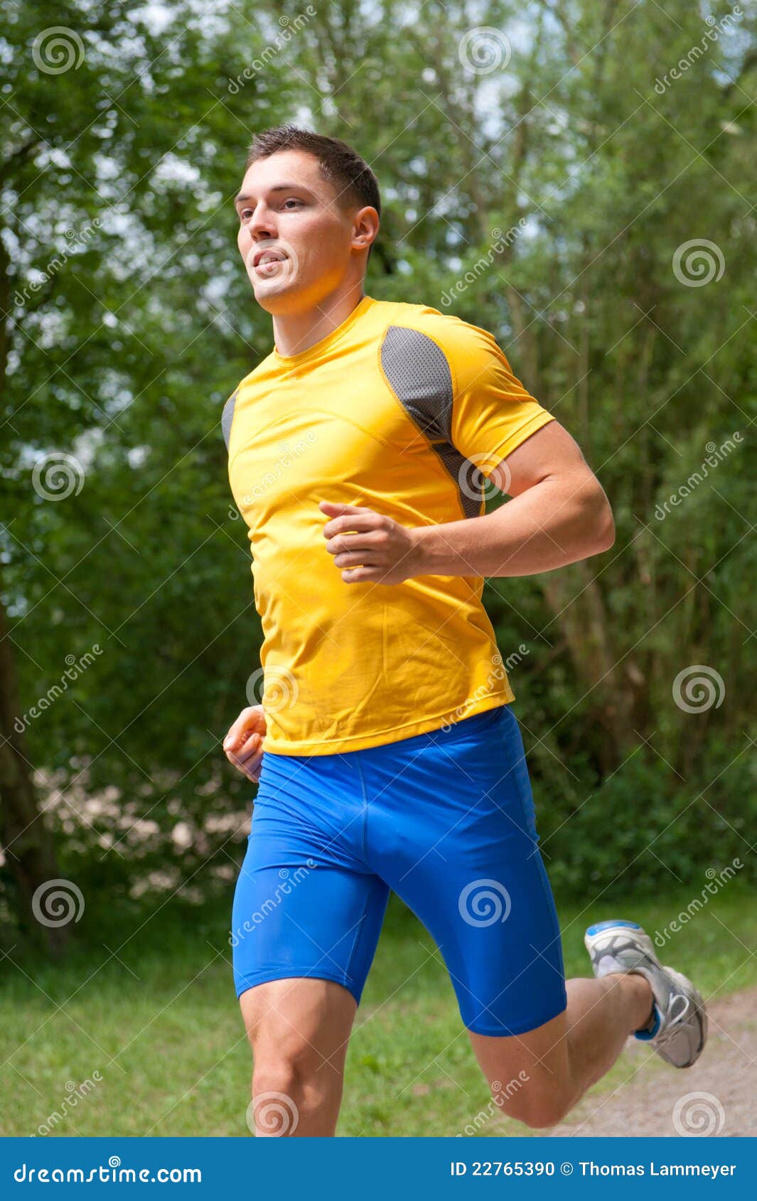 Young and happy jogger stock photo. Image of outside - 22765390