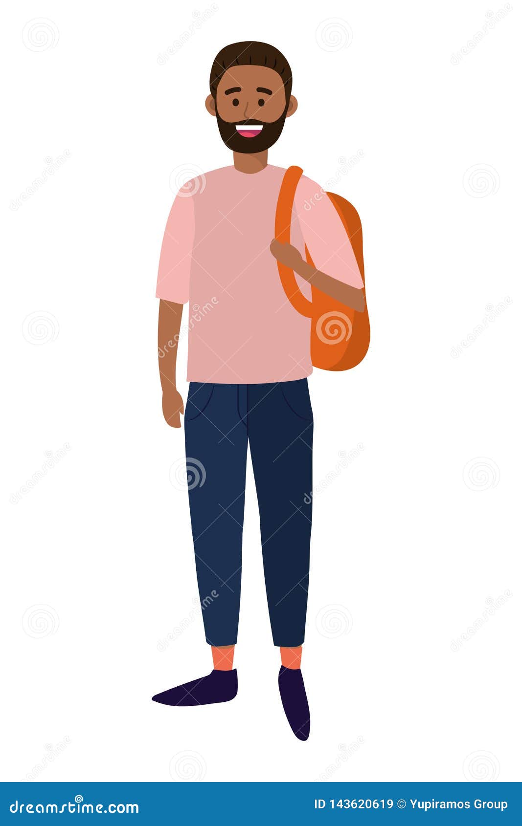 Young happy man cartoon stock vector. Illustration of formal - 143620619