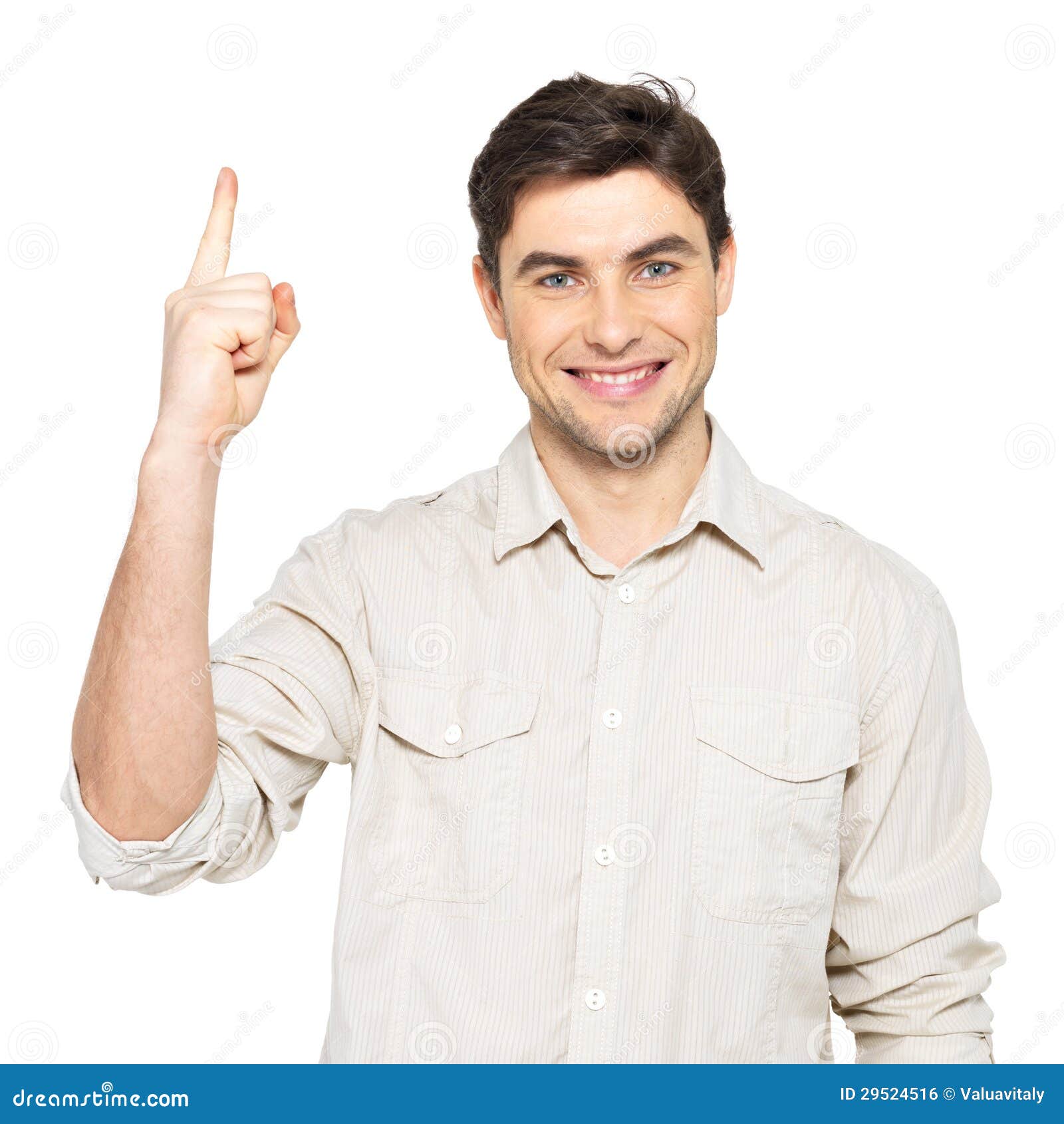Young Happy Man with Good Idea Sign Stock Photo - Image of caucasian ... Young Happy Man with Good Idea Sign Stock Photo - Image of caucasian ...