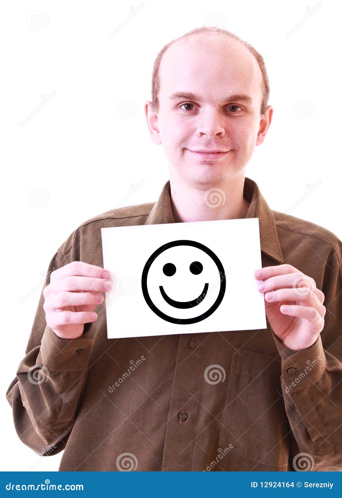 Young Happy Man with Happy Smile Isolated Stock Photo - Image of adult ...