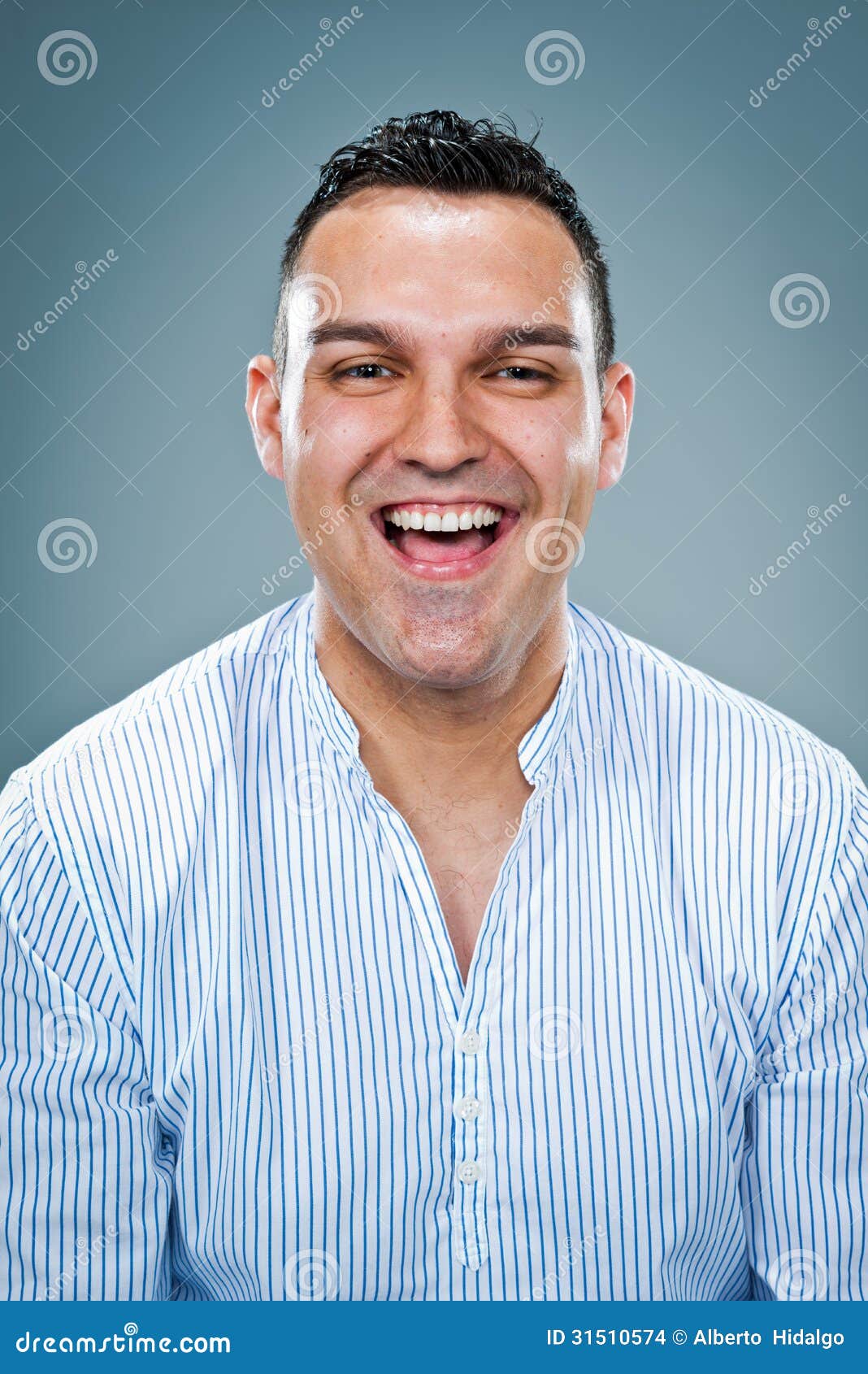 Young Happy Man stock photo. Image of person, cute, shoulders - 31510574