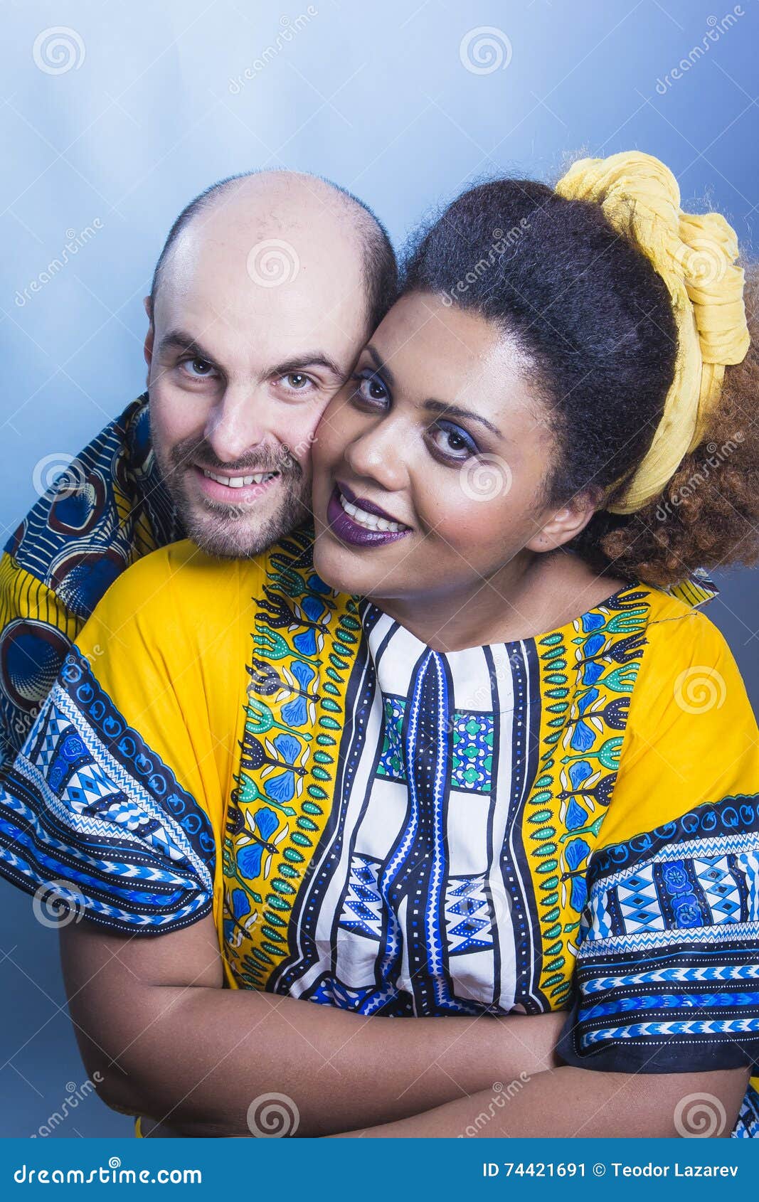 Young Happy Mixed Race Couple Stock Image Image Of Couple Race 74421691