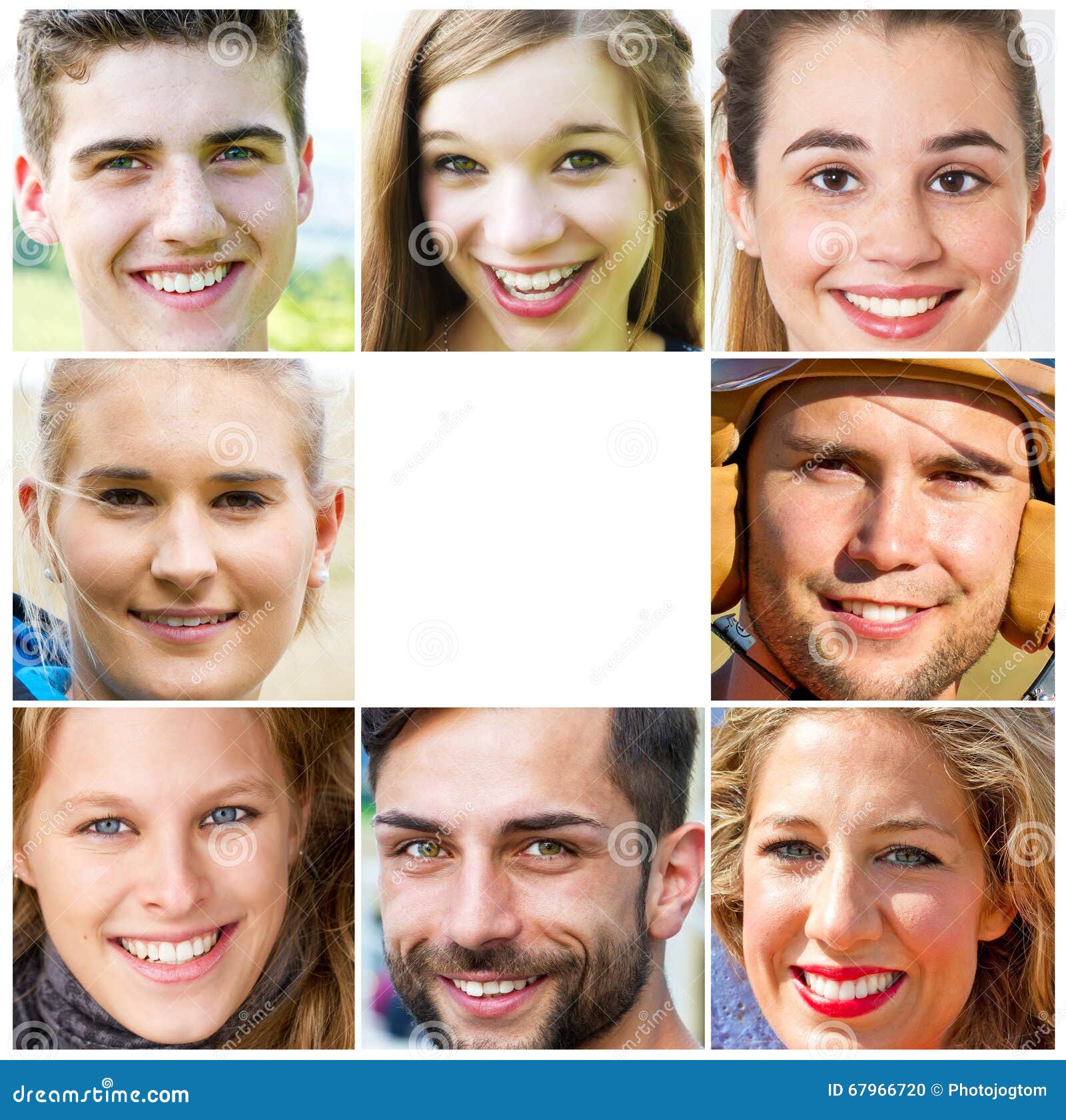 Young, happy people stock photo. Image of background - 67966720