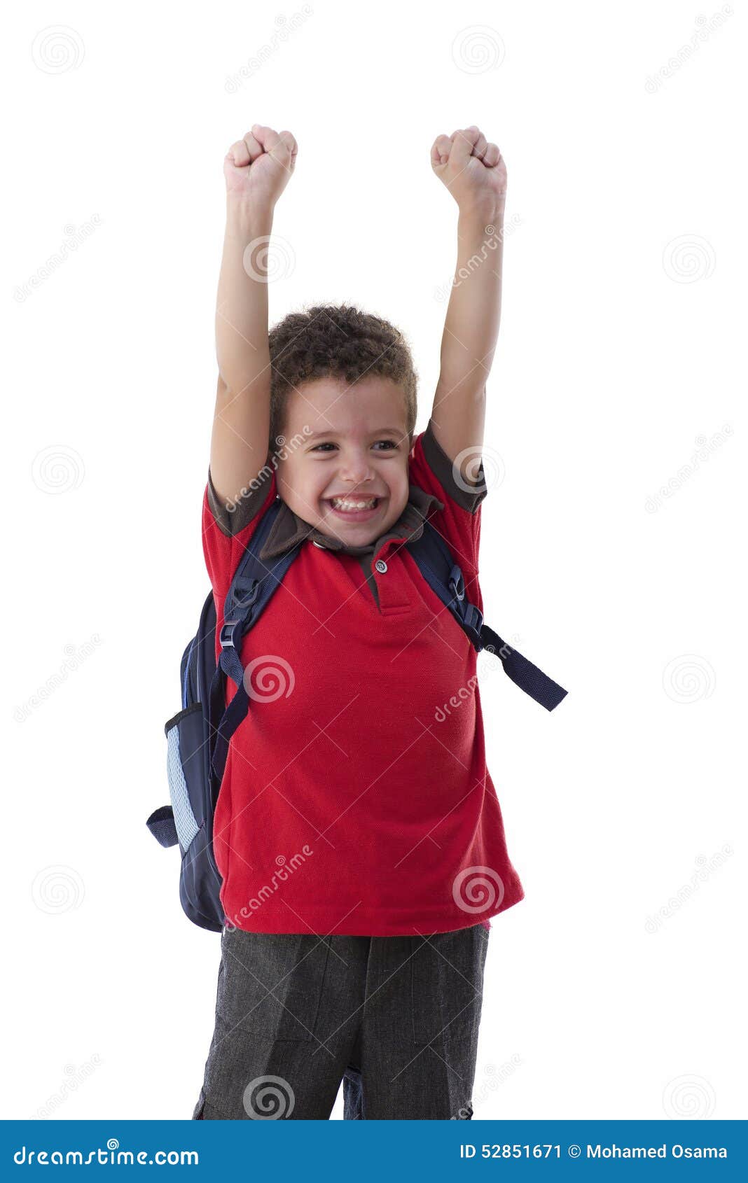 Young Happy Schoolboy stock image. Image of object, schoolchild - 52851671