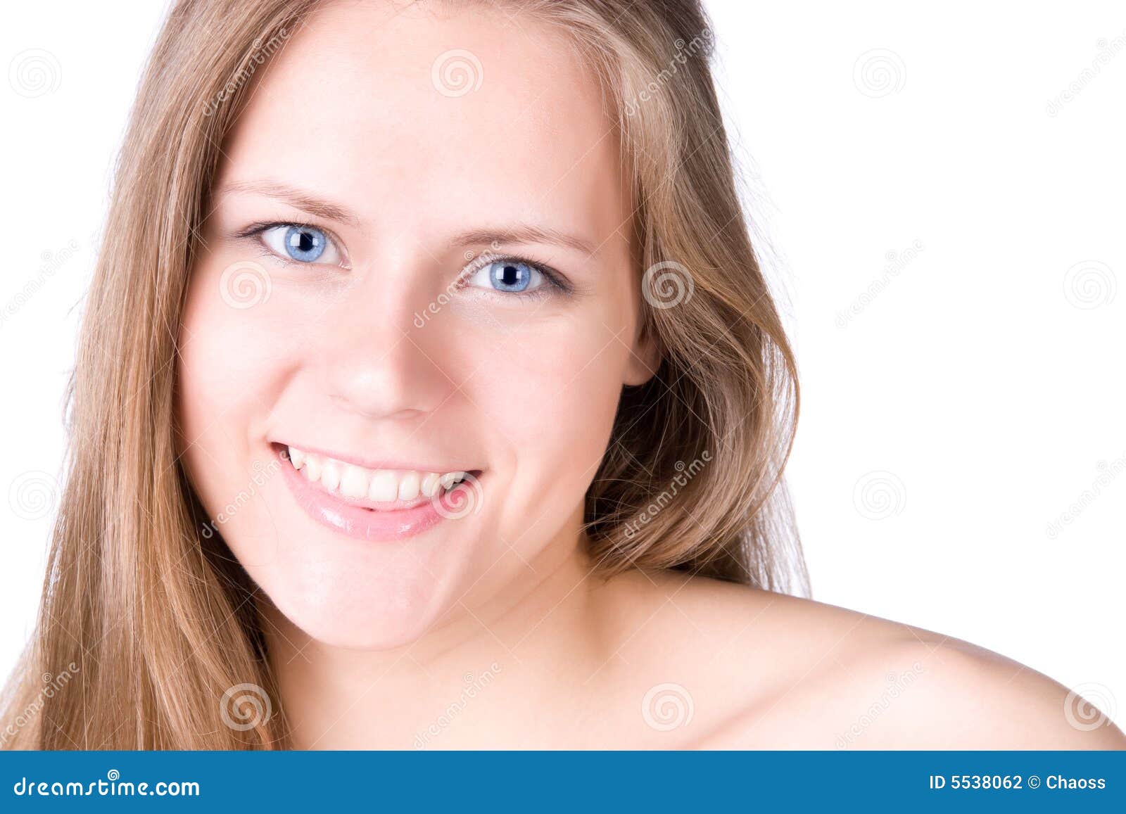 Young happy woman portrait stock photo. Image of face - 5538062
