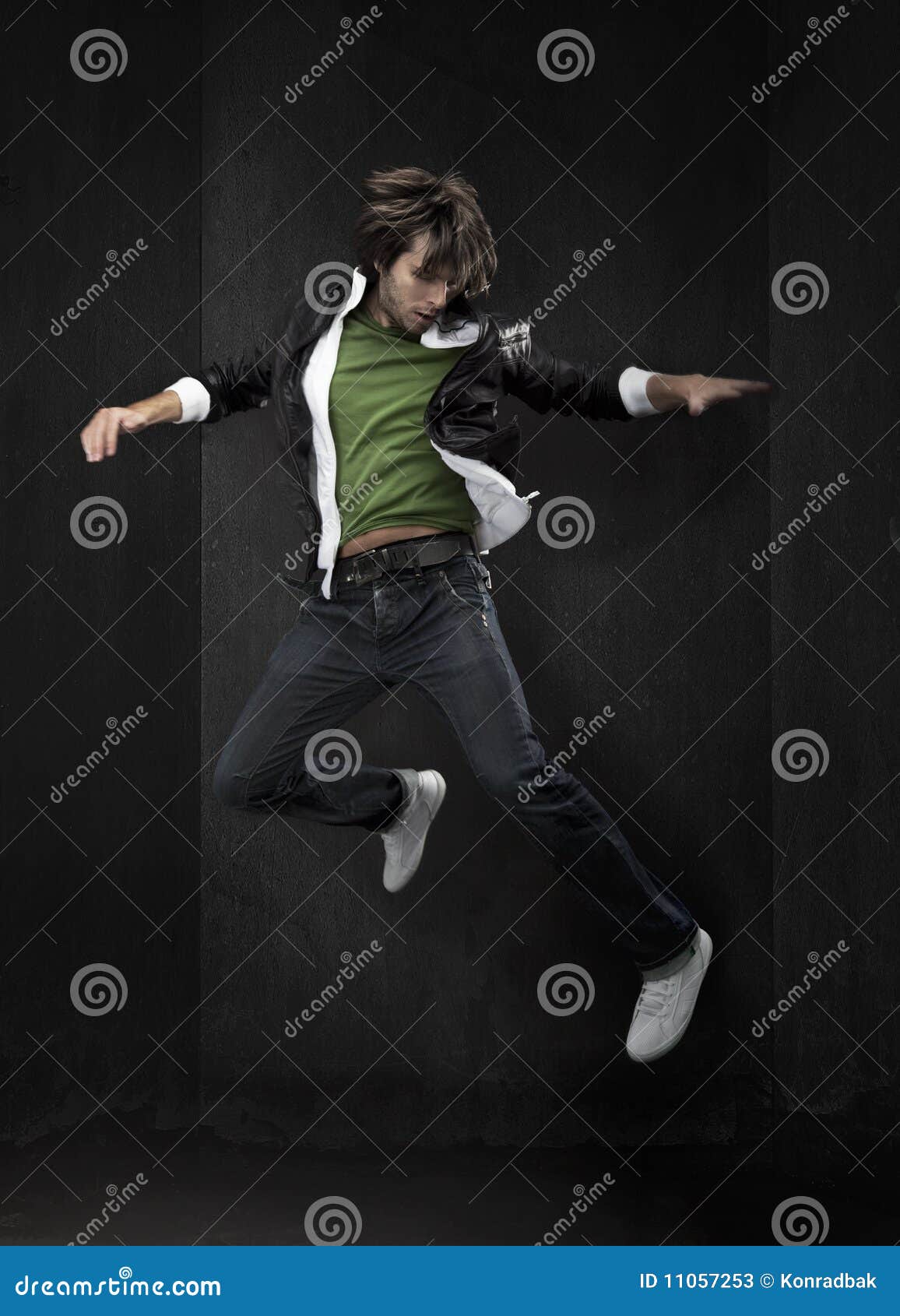 Young hip-hop dancer stock image. Image of jump, male - 11057253
