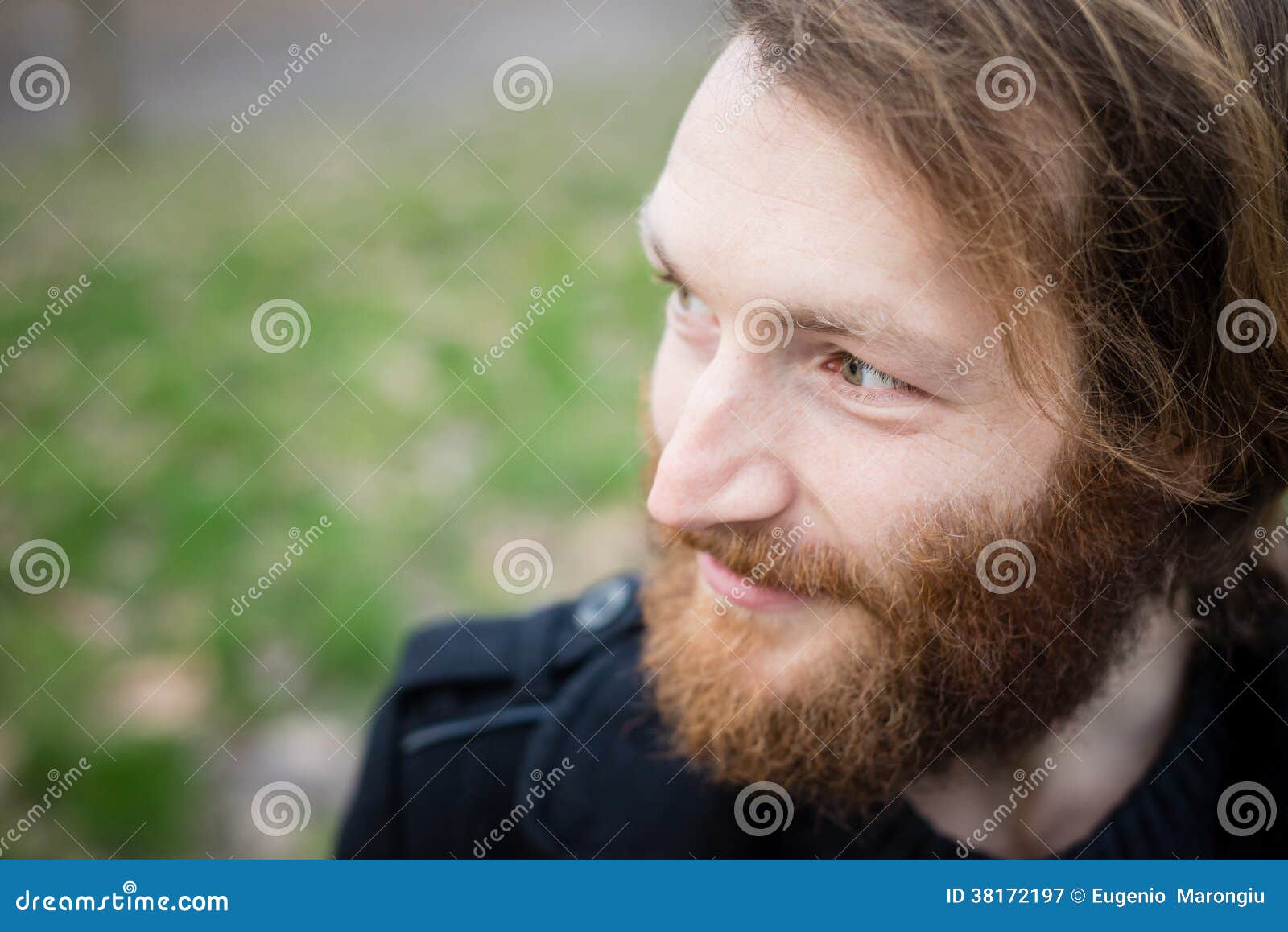 Young Hipster Red Bearded Man Stock Image - Image of caucasian, hipster ...