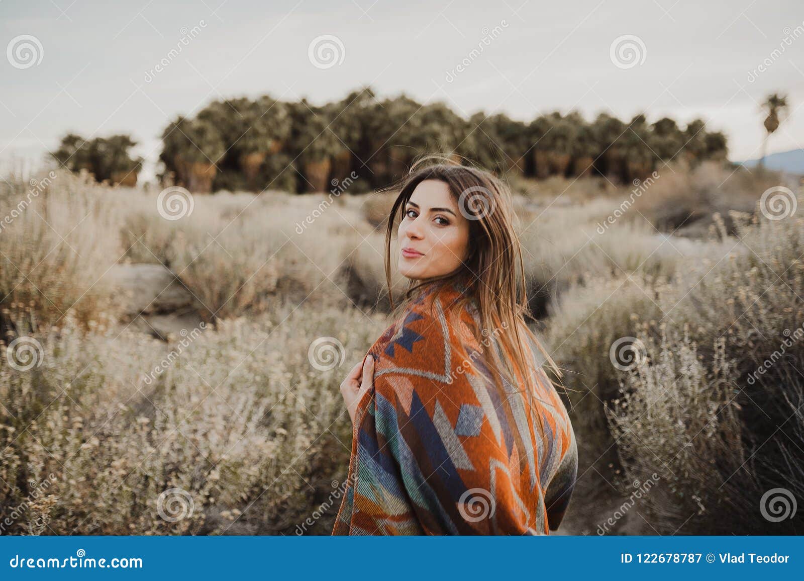 Young Hipster Traveler Girl In Gypsy Look Stock Image Image Of Female