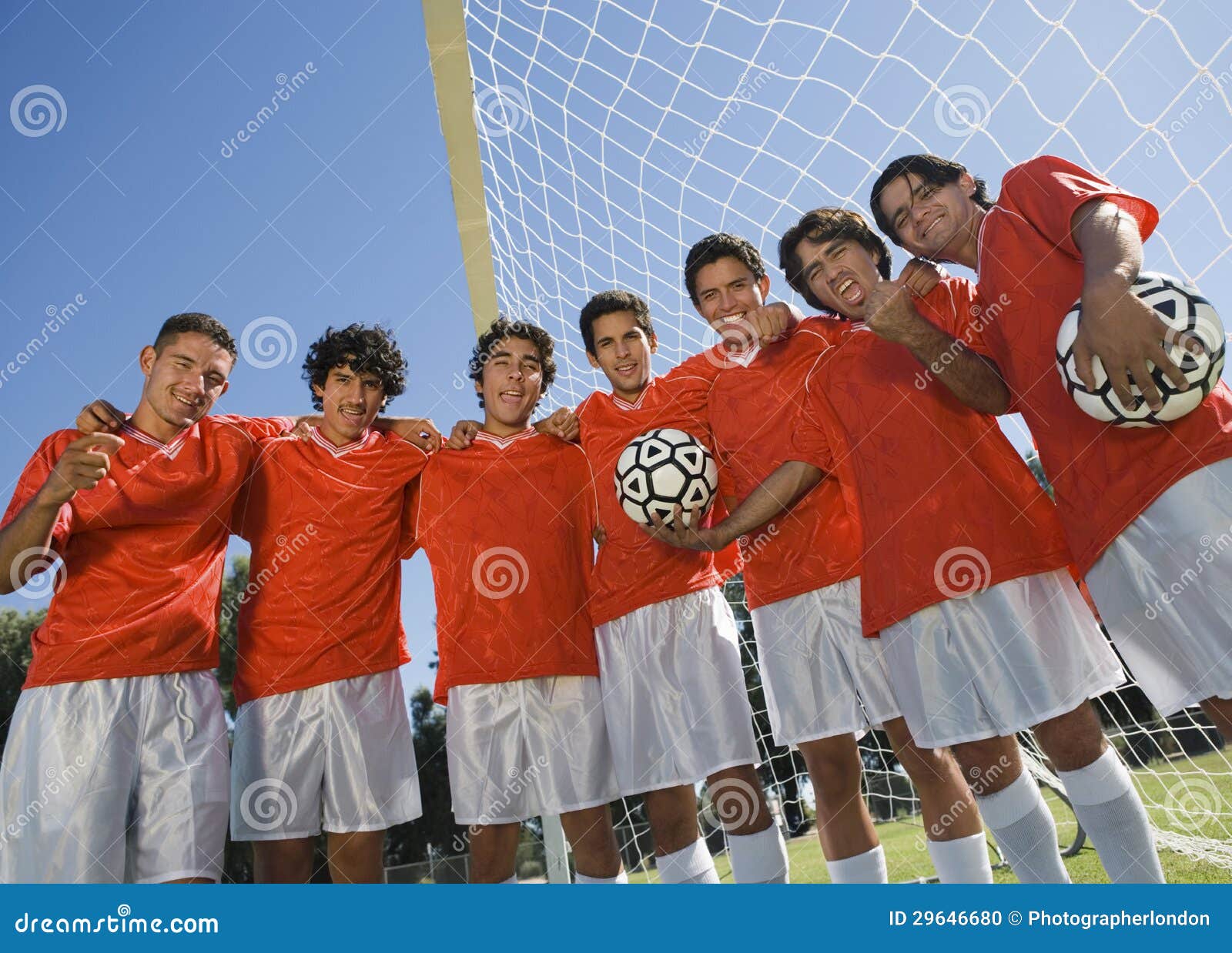 Young Hispanic Latin Soccer Team Stock Photo - Image of people, male ...