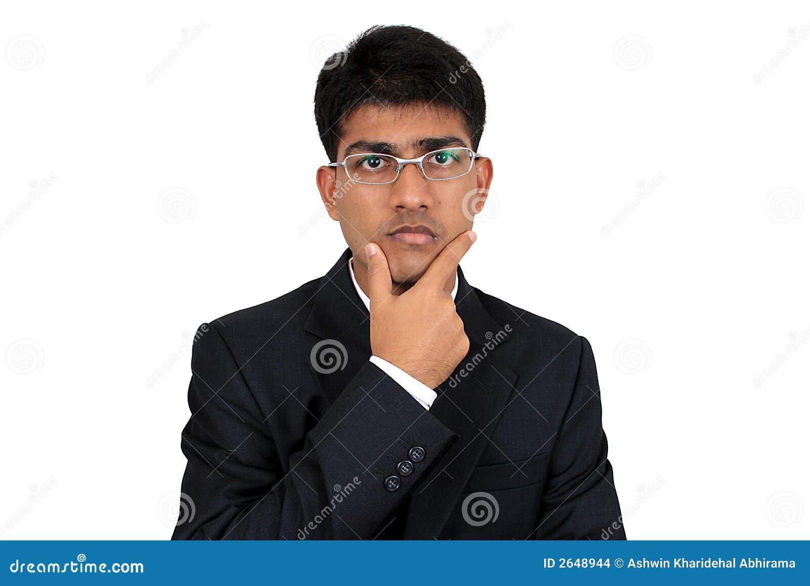 Young Indian business man stock photo. Image of path, hand - 2648944