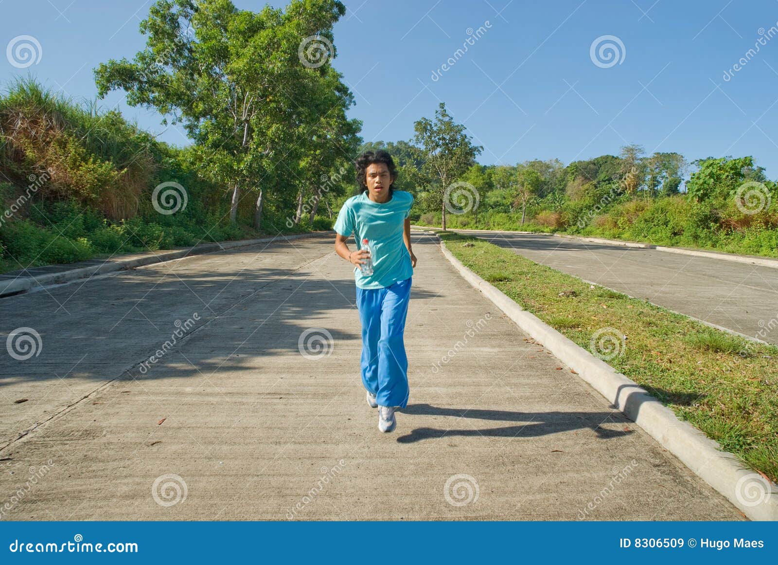 Young Indian jogger stock image. Image of active, handsome - 8306509