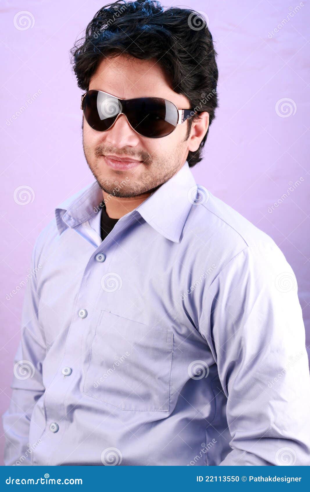Young Indian Male Model Wearing Glasses Stock Photo - Image of party ...