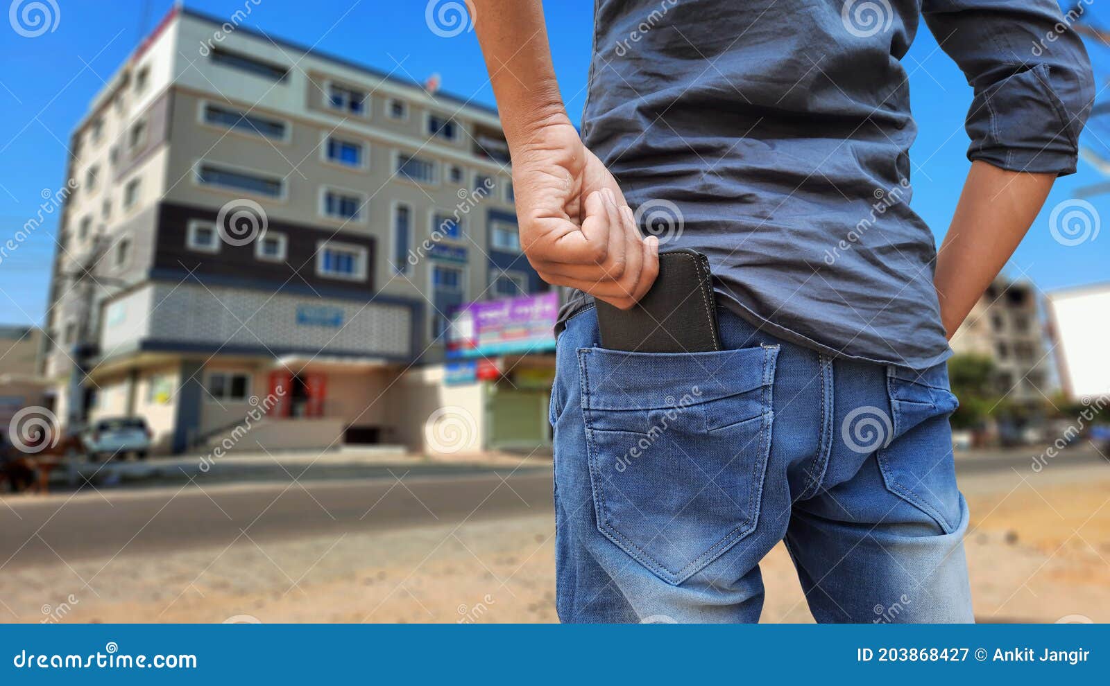 Wallet In Back Pocket. Royalty-Free Stock Photo | CartoonDealer.com ...