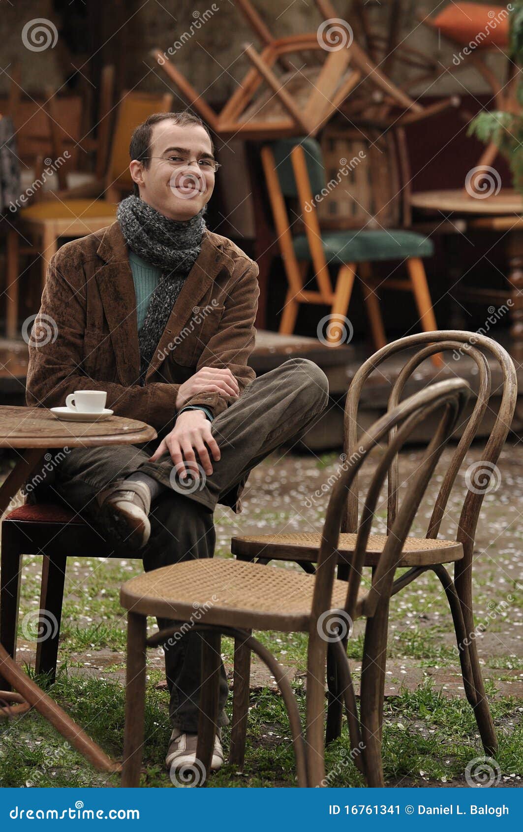 Young intelligent man stock image. Image of glasses, corduroy - 16761341