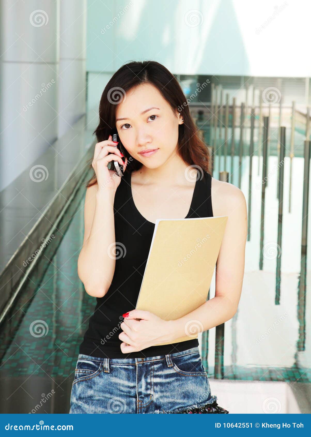 Young Intern stock image. Image of fresh, intern, holding - 10642551