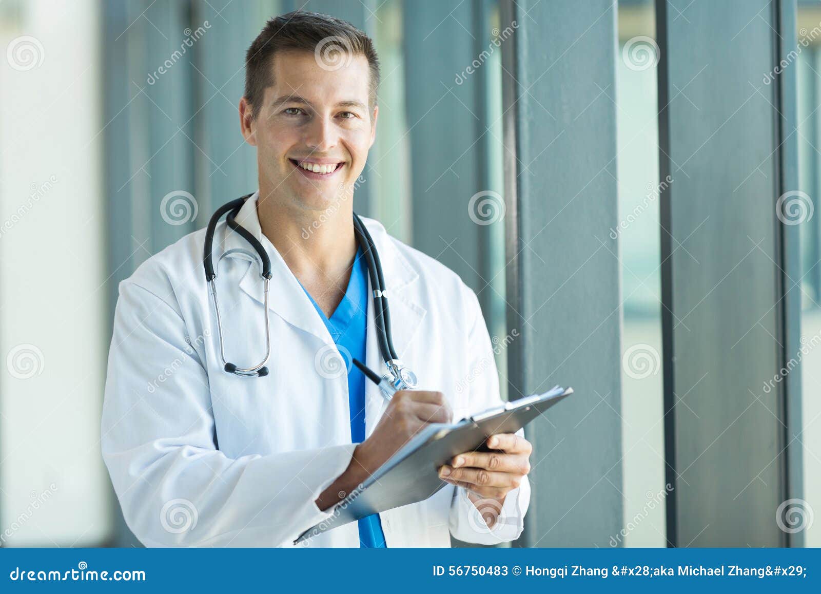 Young intern doctor stock image. Image of profession - 56750483