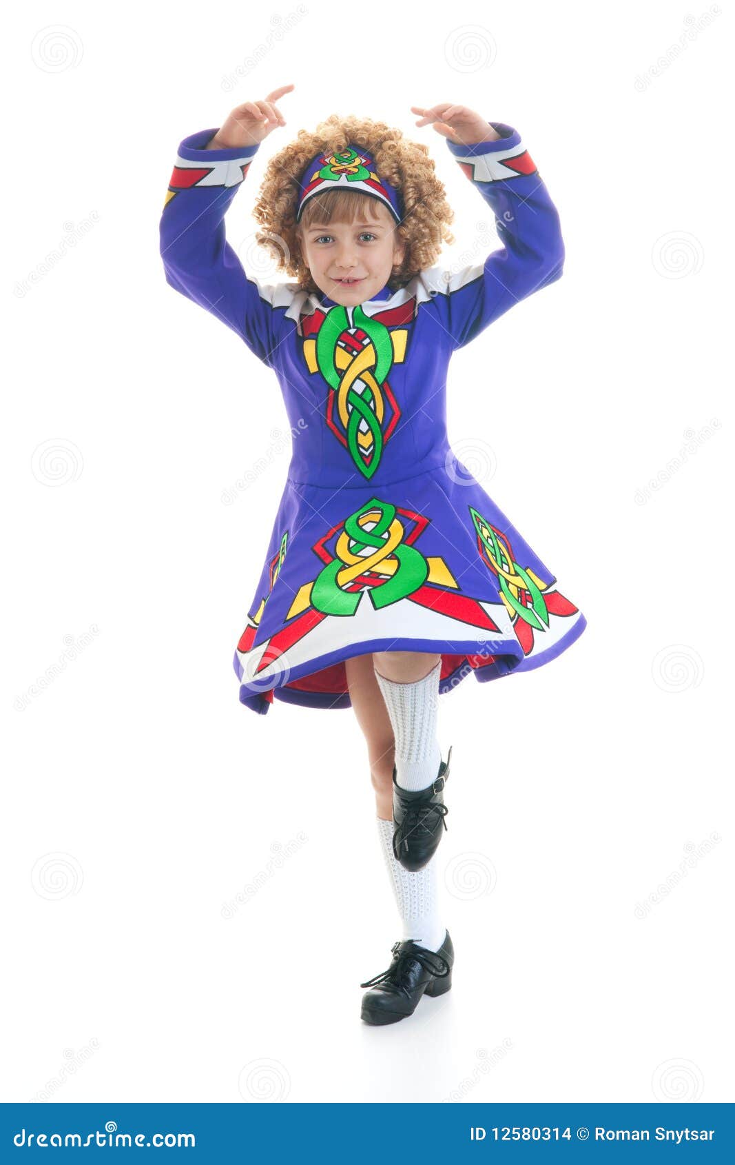 Young Irish dancer stock photo. Image of child, ethnic - 12580314
