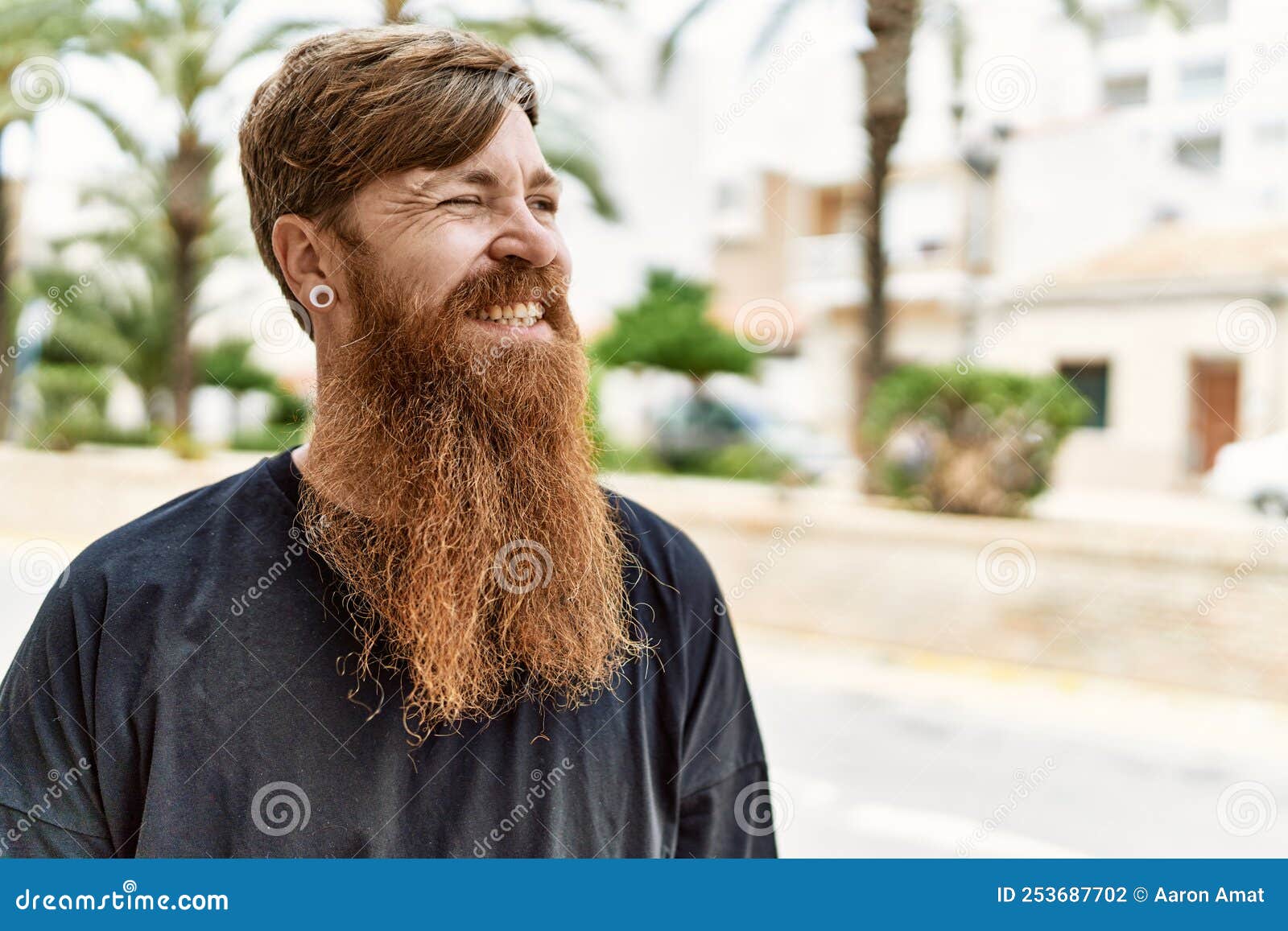 Young Irish Man Smiling Happy Standing at the City Stock Photo - Image ...