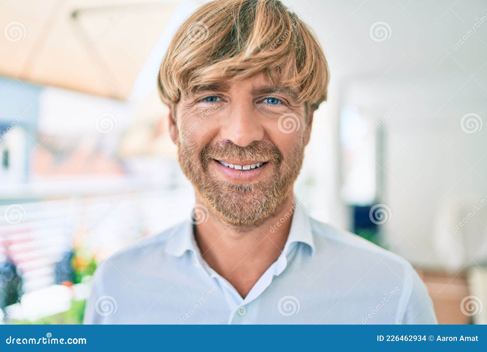 Young Irish Man Smiling Happy Standing at Terrace Stock Photo - Image ...