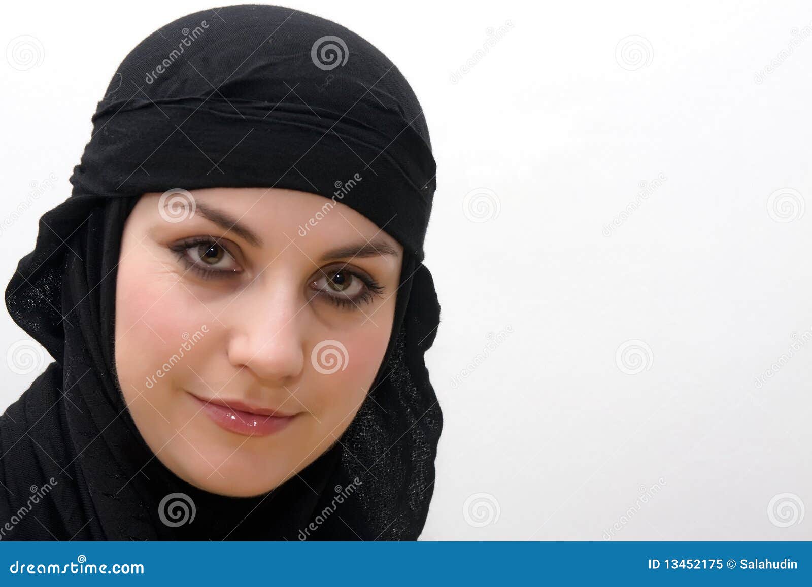 Young islamic woman stock image. Image of islam, closeup - 13452175