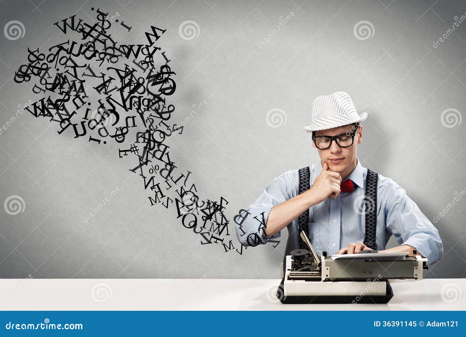 Young journalist stock image. Image of crazy, concept - 36391145