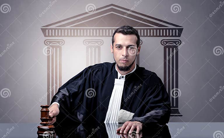Young Judge Making Decision Stock Image - Image of judge, point: 144229157