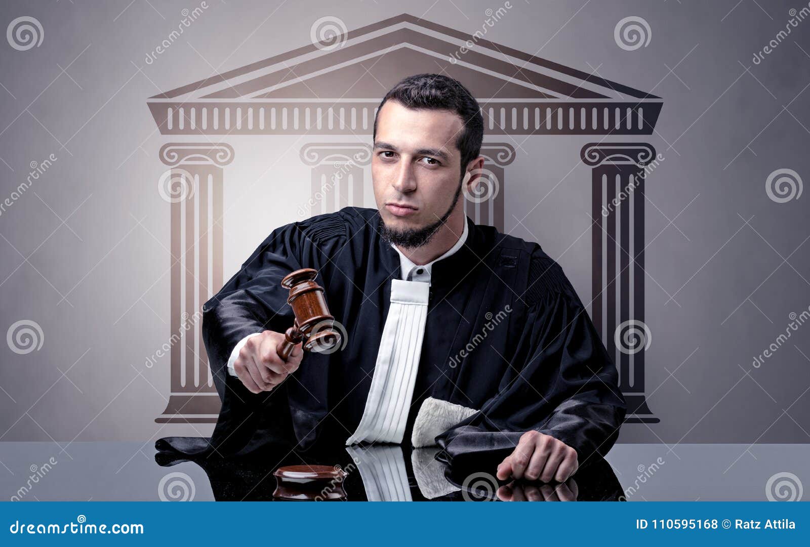 Young Judge Making Decision Stock Photo - Image of authority ...