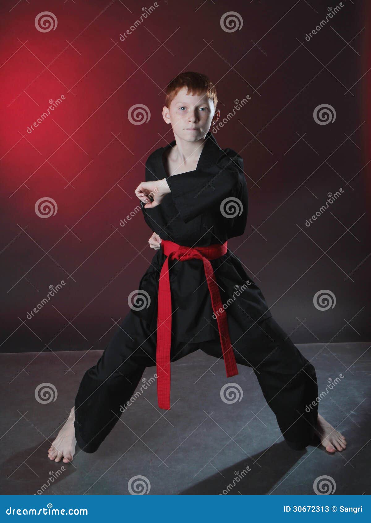 Young Karate Man. stock image. Image of kimono, athlete - 30672313