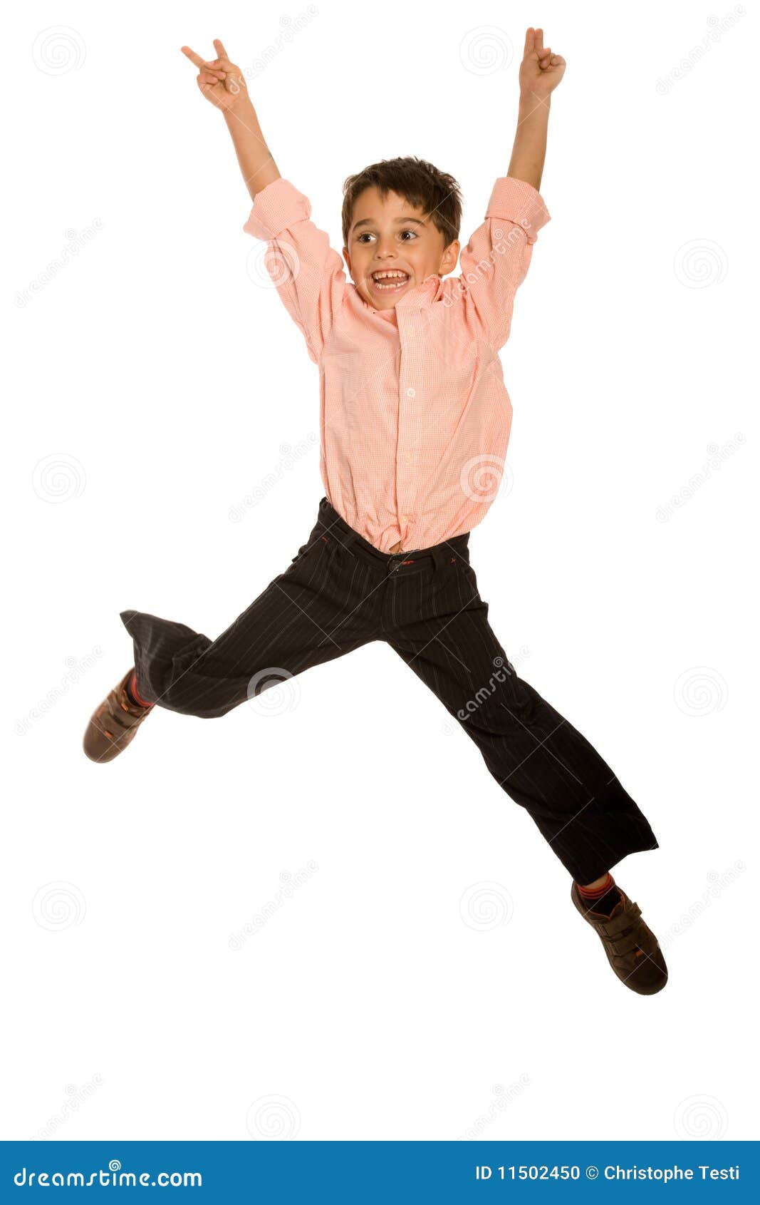 Young Kid jumping stock photo. Image of jumping, energetic - 11502450