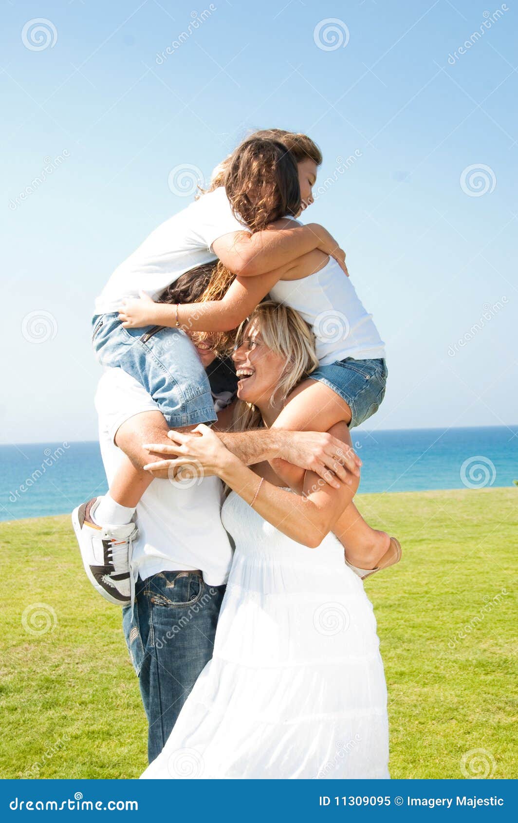 Young kids embracing stock image. Image of daughter, adorable - 11309095